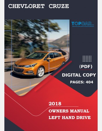 CHEVROLET CRUZE 2018 OWNERS MANUAL
