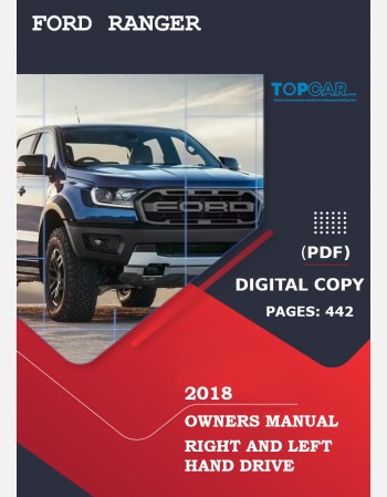 FORD RANGER 2018 OWNERS MANUAL