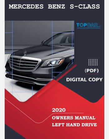 MERCEDES BENZ S CLASS 2020 OWNERS MANUAL