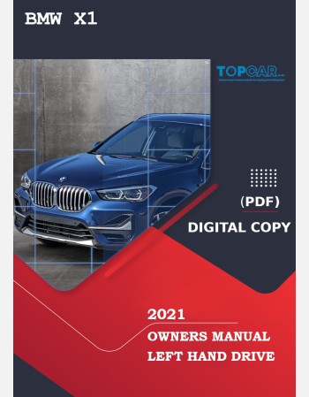 BMW X1 2021 OWNERS MANUAL