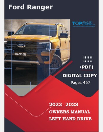 FORD RANGER 2022 OWNERS MANUAL