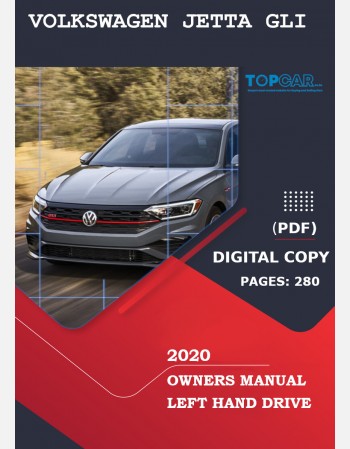 2020 VOLKSWAGEN JETTA GLI OWNERS MANUAL