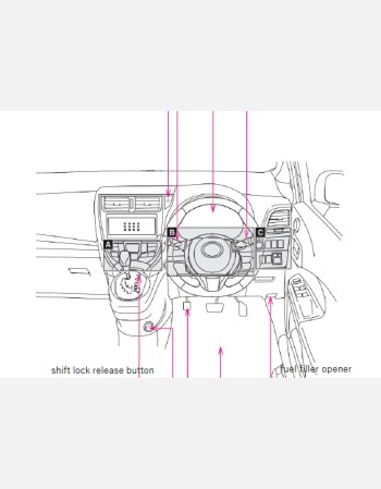 TOYOTA RACTIS 2014-2016 OWNERS MANUAL IN ENGLISH