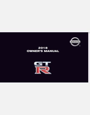 NISSAN GT-R 2018 OWNERS MANUAL