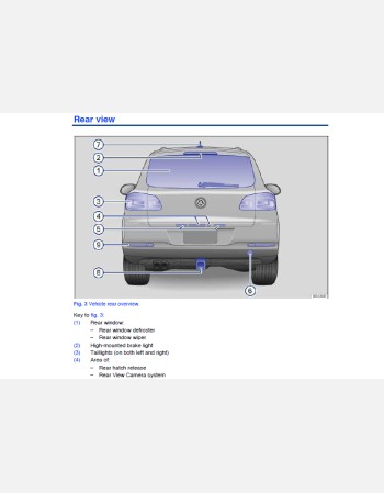 VOLKSWAGEN TIGUAN 2015 OWNERS MANUAL