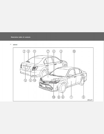 TOYOTA AXIO HYBRID 2024 OWNERS MANUAL IN ENGLISH